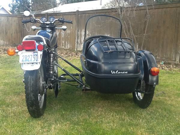 1981 Yamaha SR500 with Sidecar – Rear | Bike-urious
