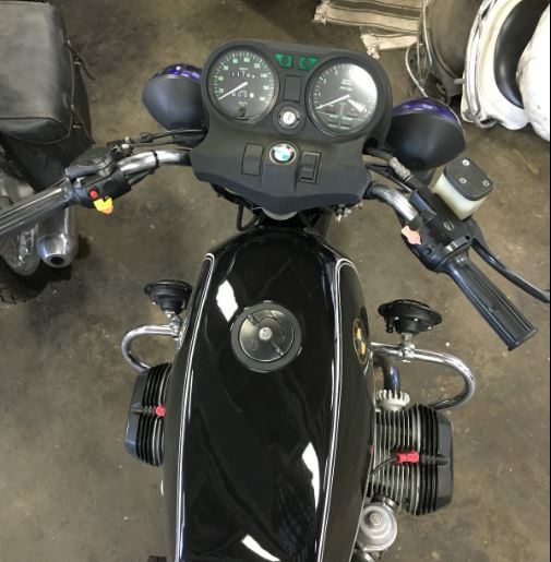 BMW R45 Police – Cockpit | Bike-urious