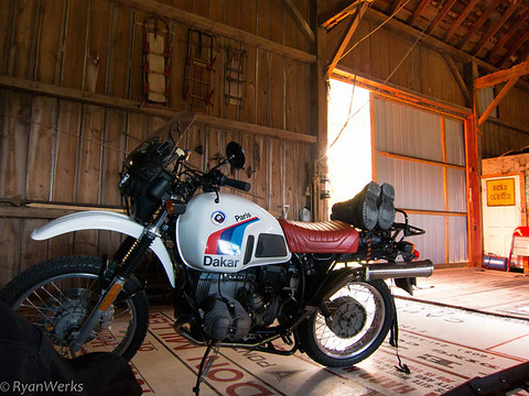 BMW R80GS with PD Tank – Left Side | Bike-urious