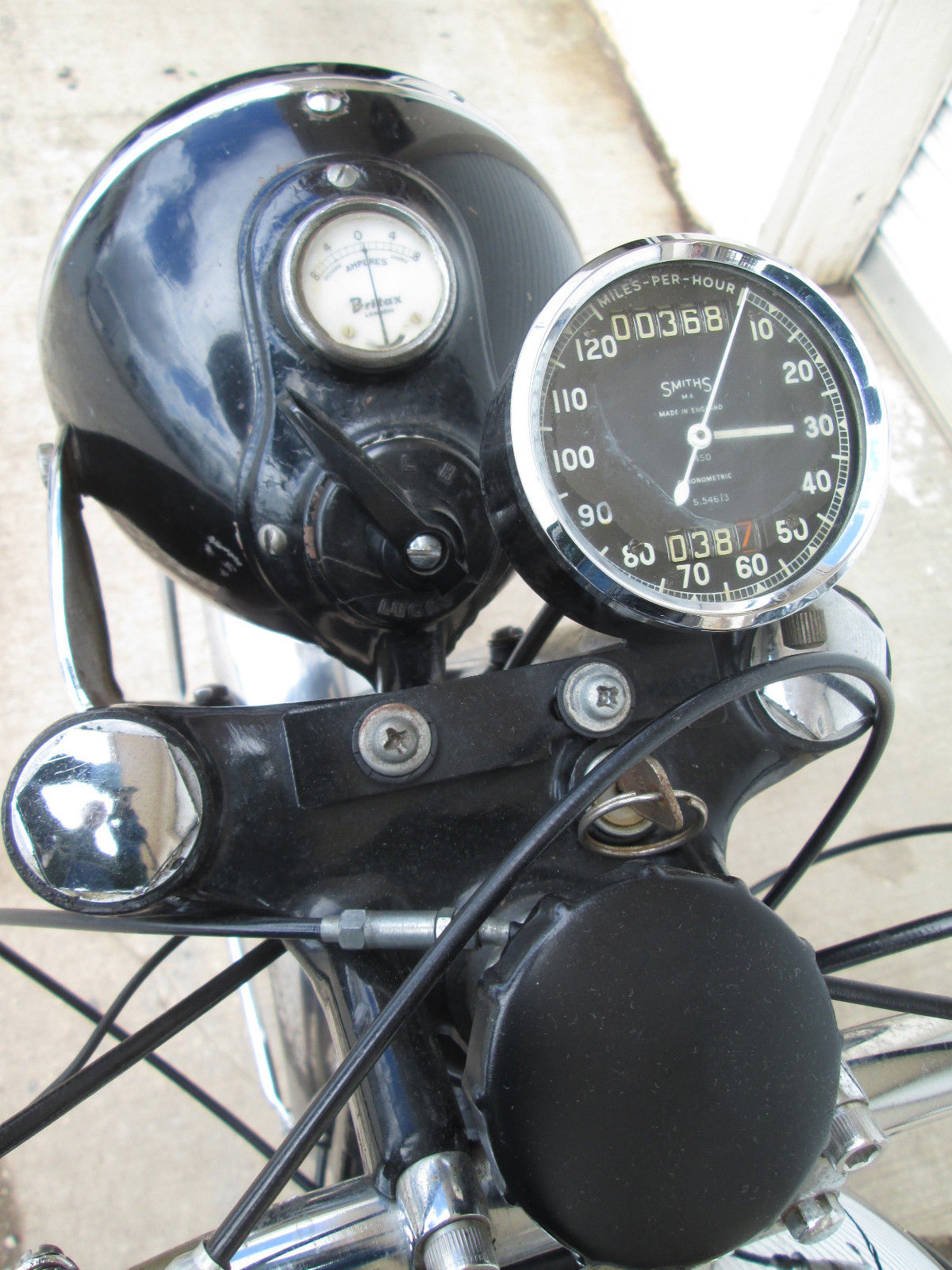 BSA A10 Road Rocket – Gauges | Bike-urious