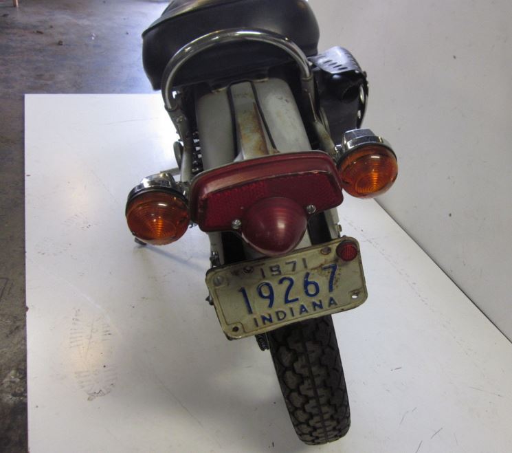 BSA B25SS Gold Star – Rear | Bike-urious