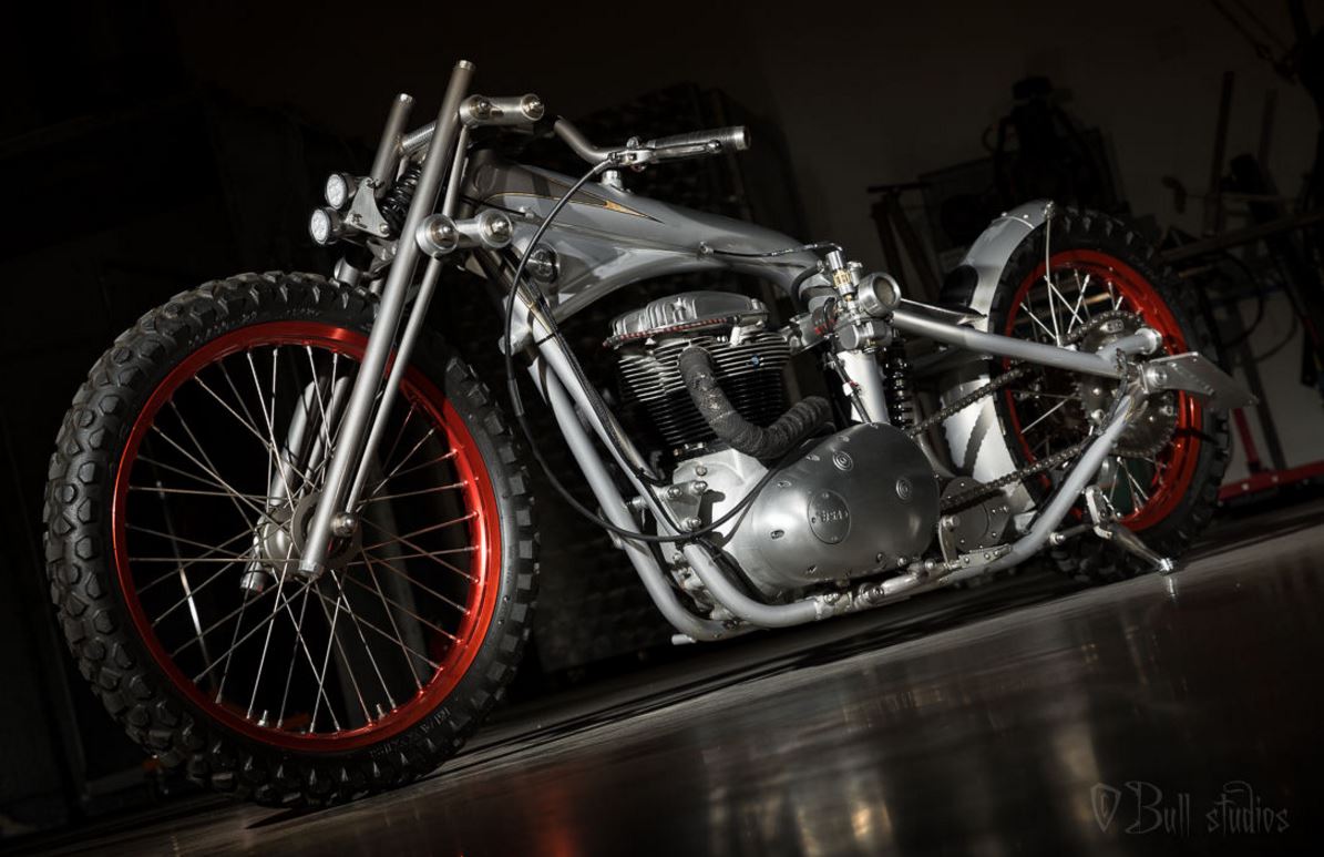 BSA Custom Bobber – Front Left | Bike-urious