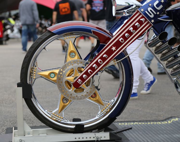 Bike-urious MotoGP Austin – Geico Custom Front Wheel | Bike-urious