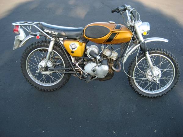 Bridgestone 100 TMX – Right Side | Bike-urious