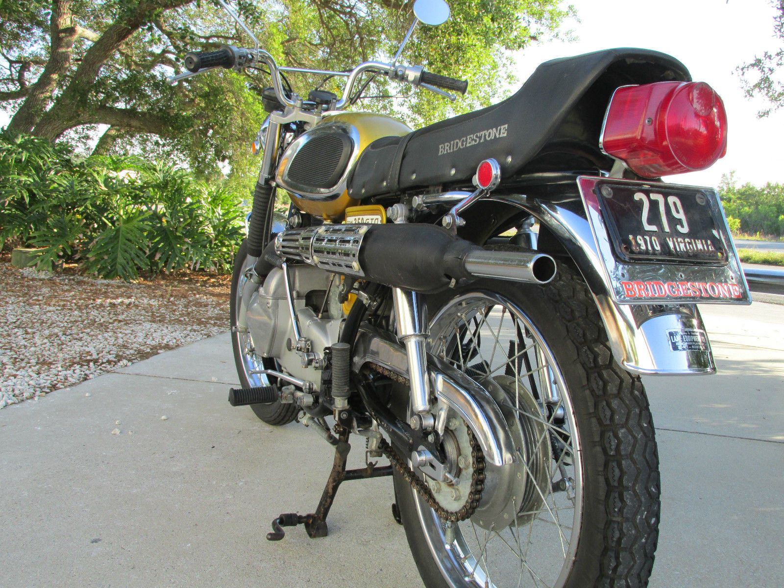 Bridgestone GTO 350 – Rear | Bike-urious