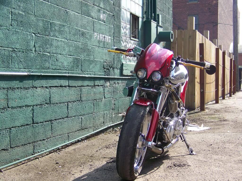 Custom Buell S1 White Lightning – Front | Bike-urious