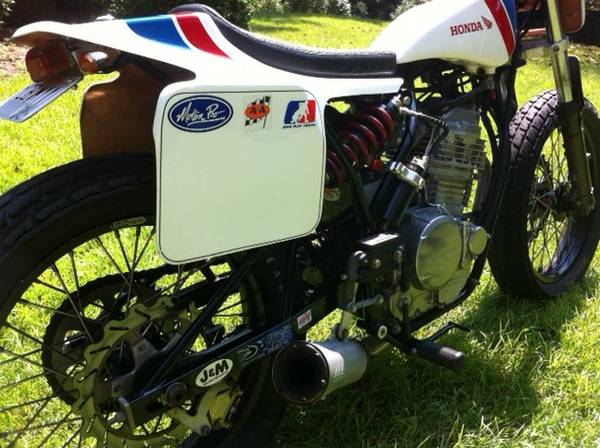Custom Flat Tracker – Rear | Bike-urious