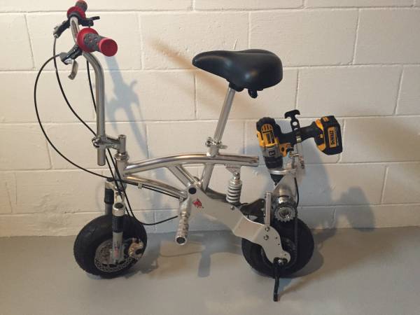 DPX Drill Powered Bike – Left Side | Bike-urious