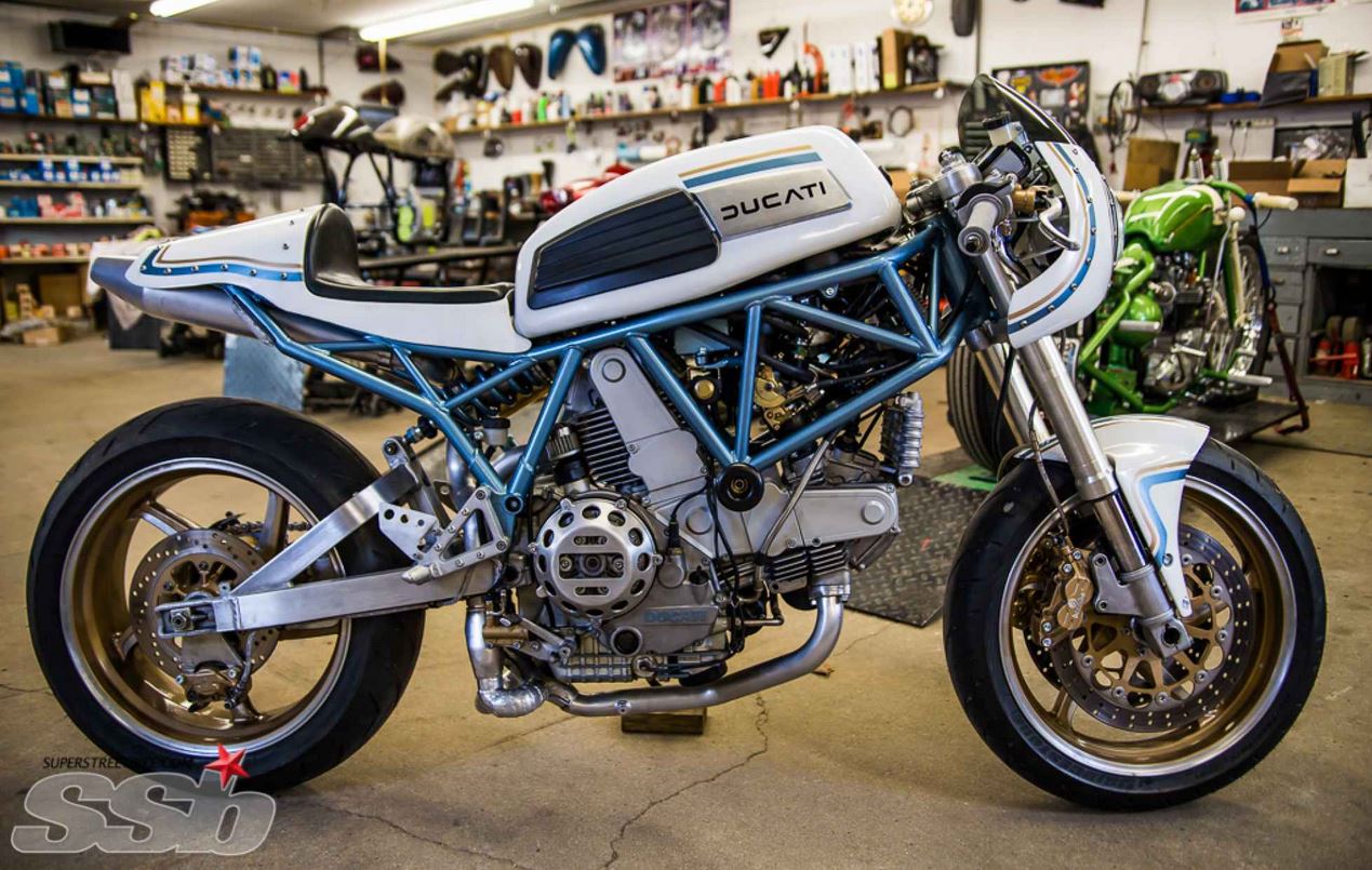 Ducati 900SS Custom – Right Side | Bike-urious