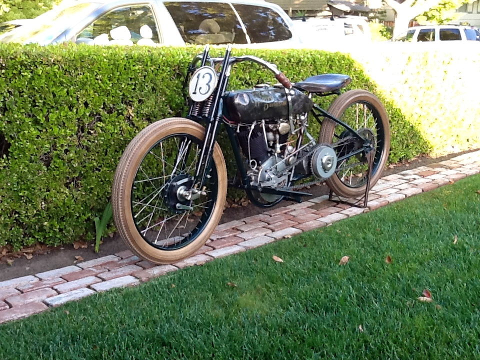 Harley-Davidson JD Racer – Left Side | Bike-urious