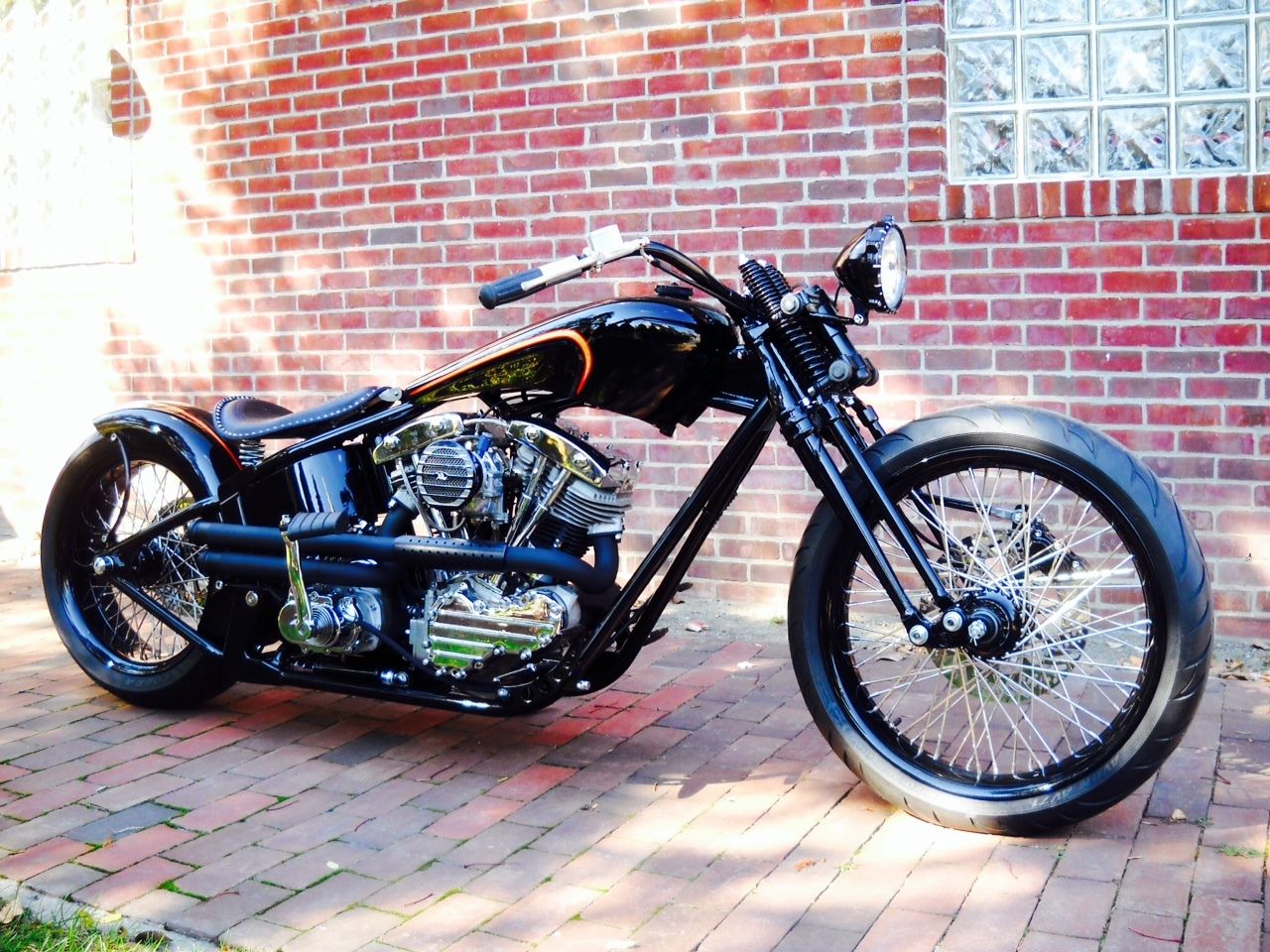 Harley Davidson Panhead Custom – Right Side | Bike-urious