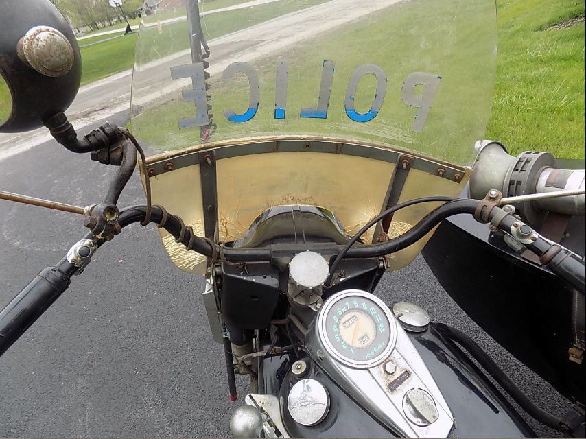 Harley-Davidson Panhead Police – Cockpit | Bike-urious
