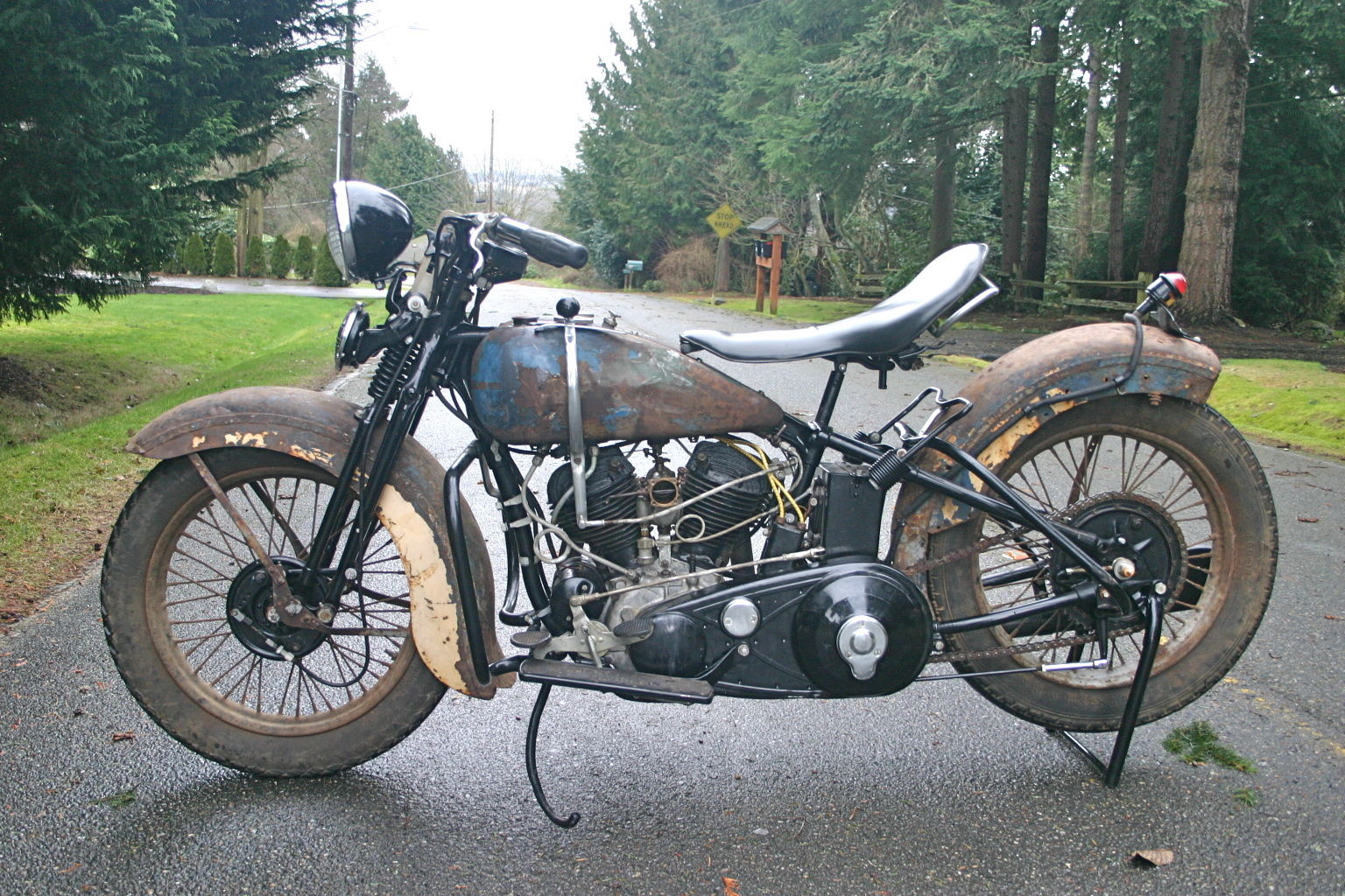 Harley Davidson VLD – Left Side | Bike-urious