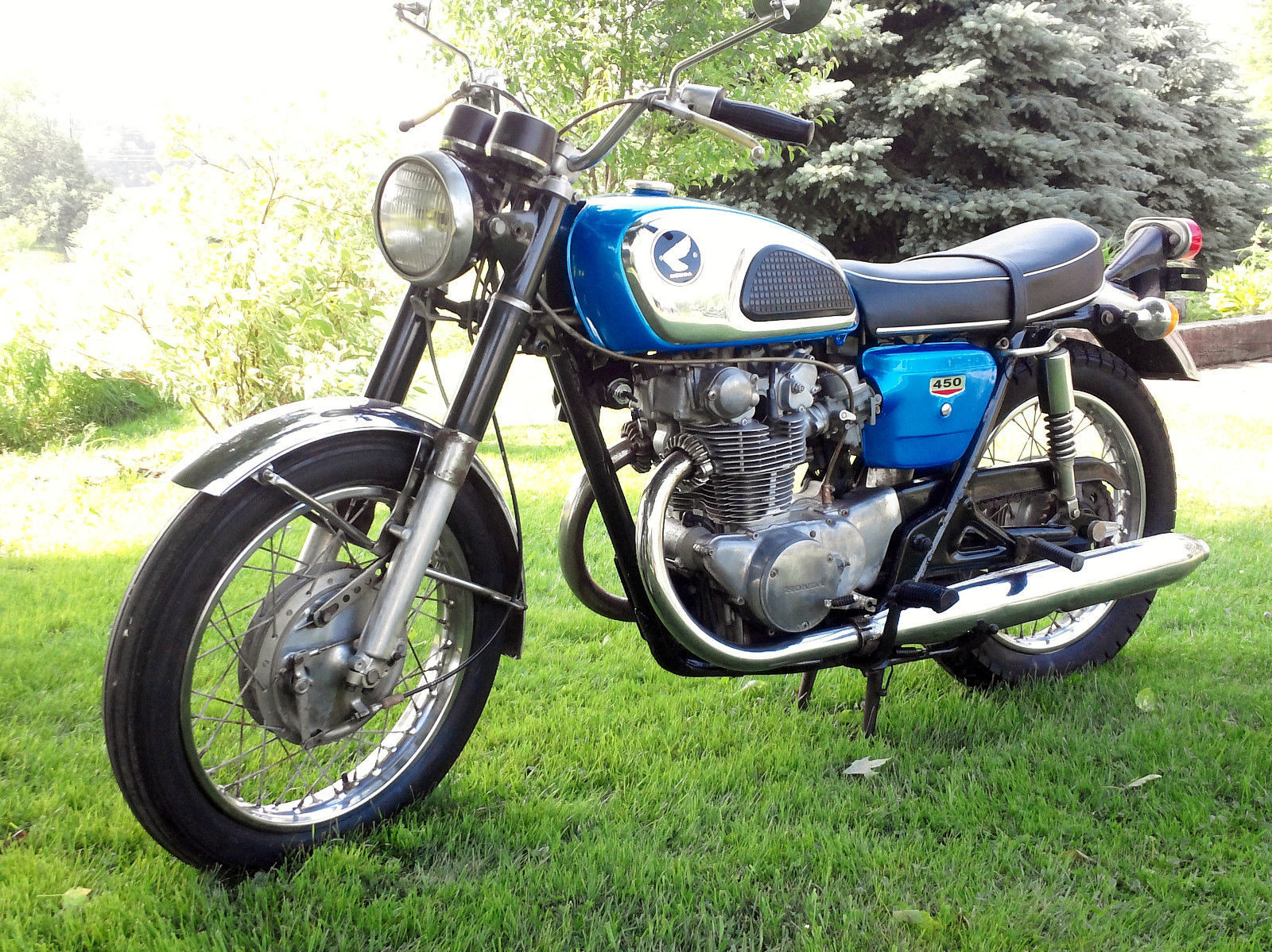 Honda CB450 – Front Left | Bike-urious