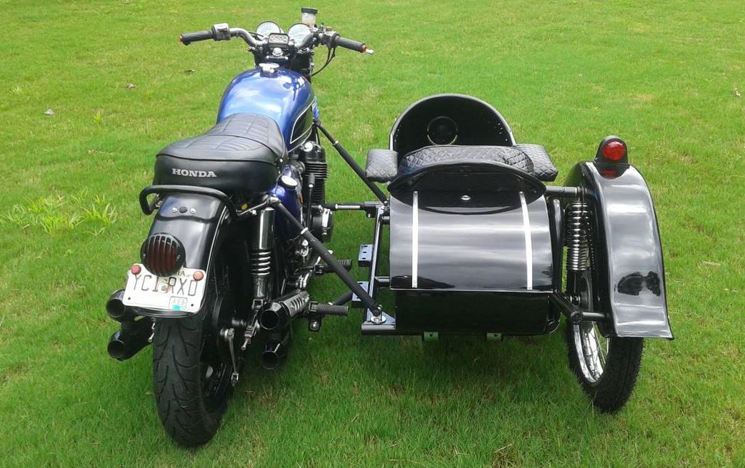 Honda CB750 with Sidecar – Rear | Bike-urious