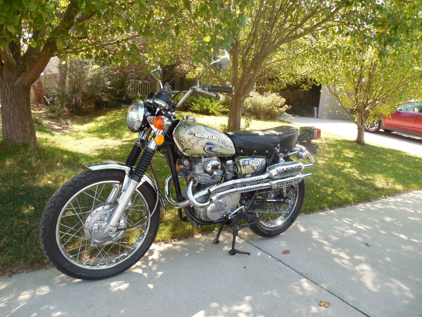 Honda CL350 Flying Dragon – Left Side | Bike-urious