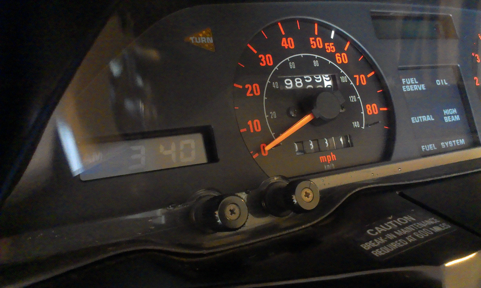 Honda CX500 Turbo – Cluster | Bike-urious