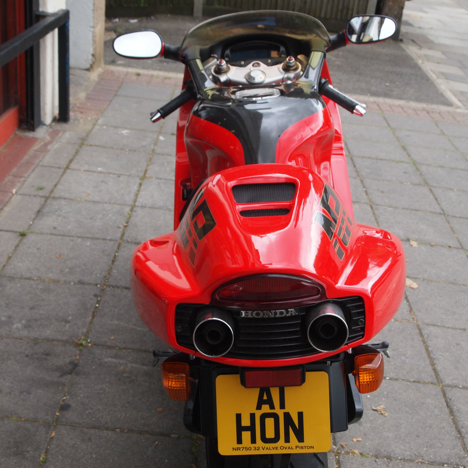 Honda NR – Rear | Bike-urious