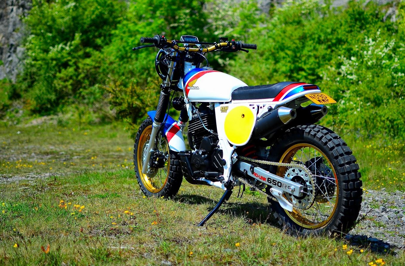Honda NX650 Custom – Rear Left | Bike-urious
