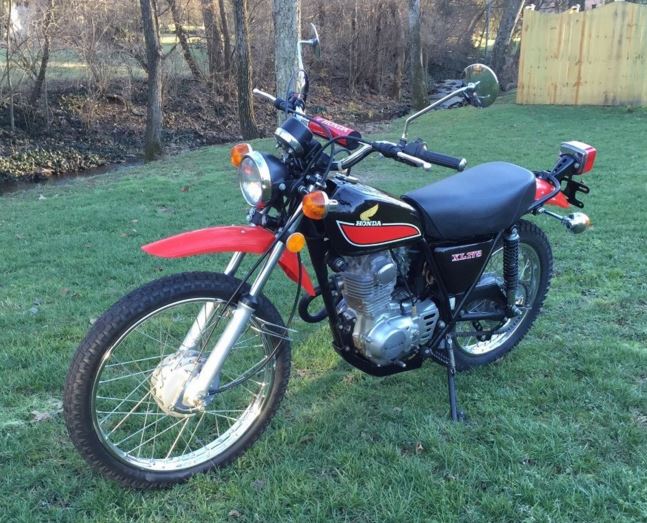 Honda XL185 – Front Left | Bike-urious