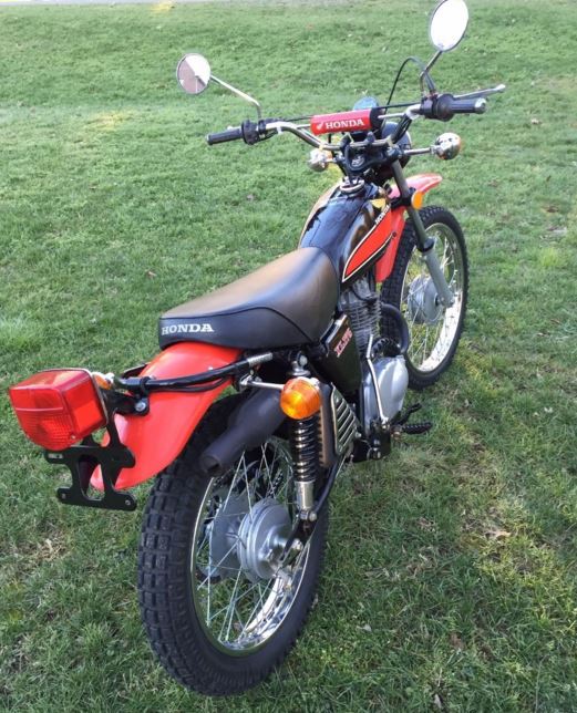 Honda XL185 – Rear | Bike-urious
