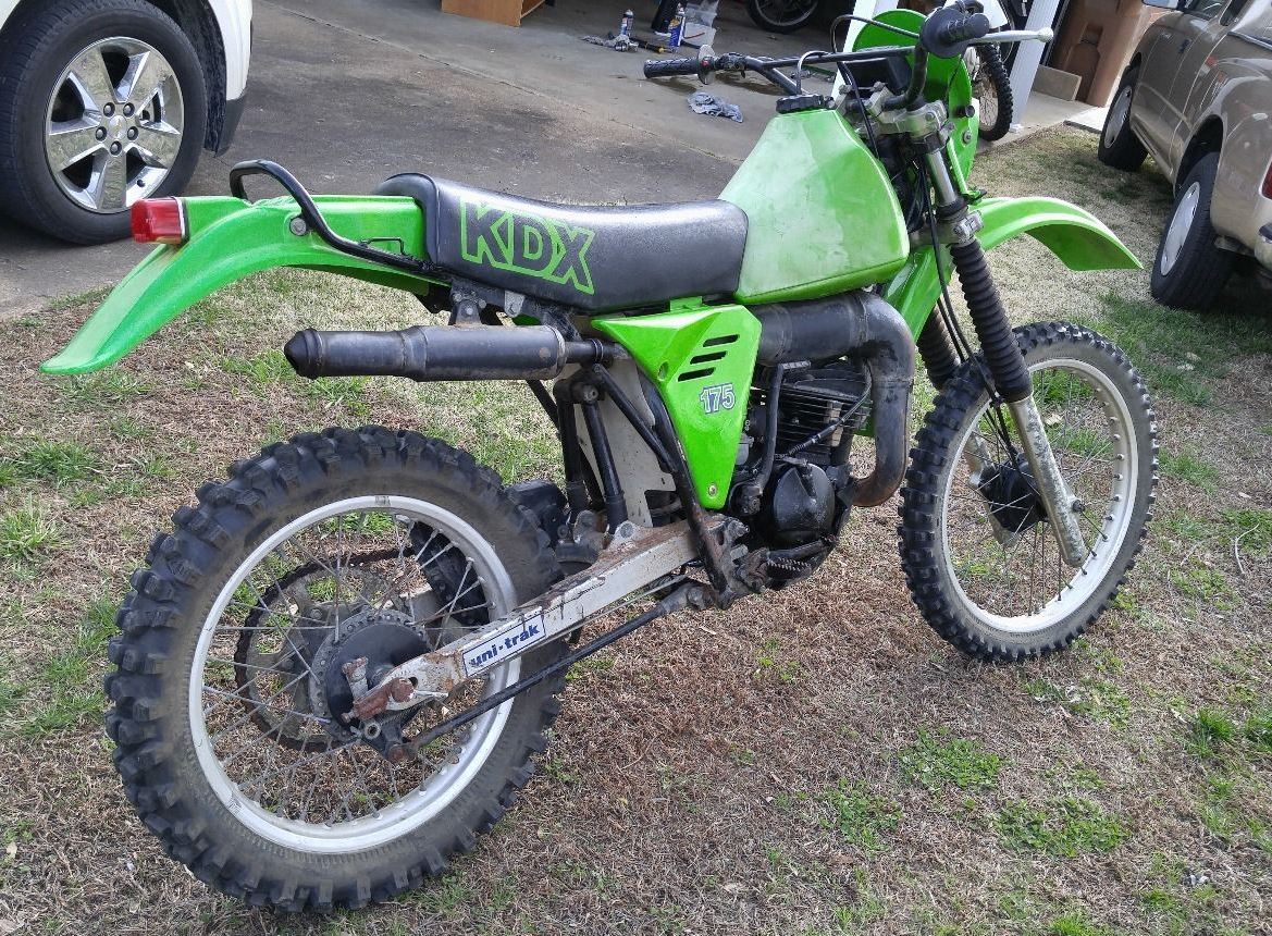 Kawasaki KDX175 – Rear Right | Bike-urious