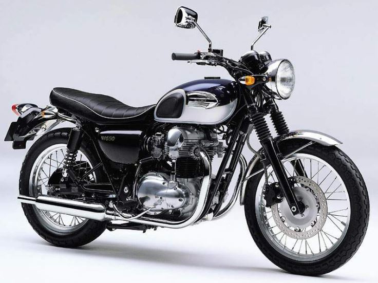 Kawasaki W650 – Front Right Stock Photo | Bike-urious