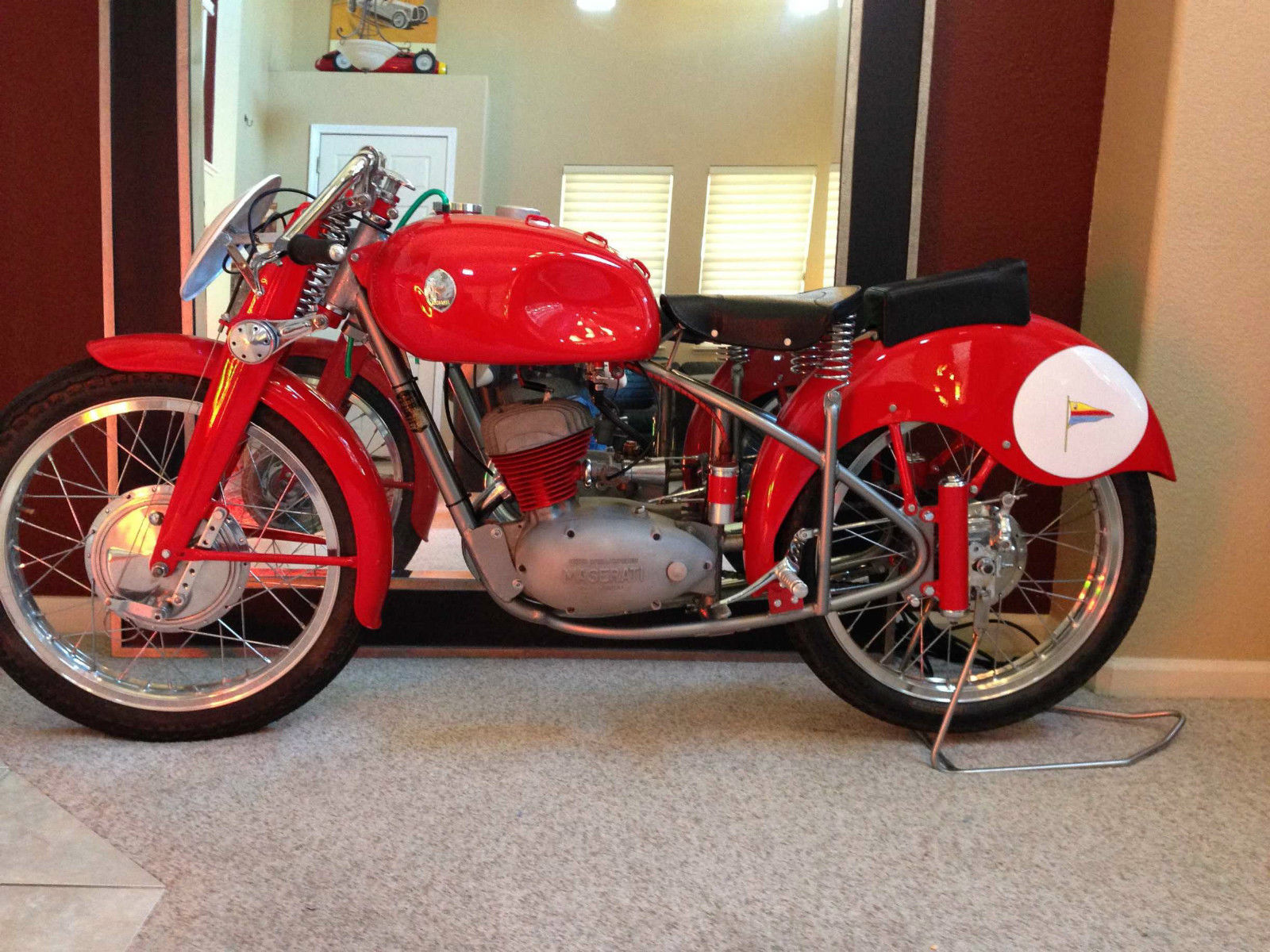 Maserati 125 Prototype – Left Side | Bike-urious