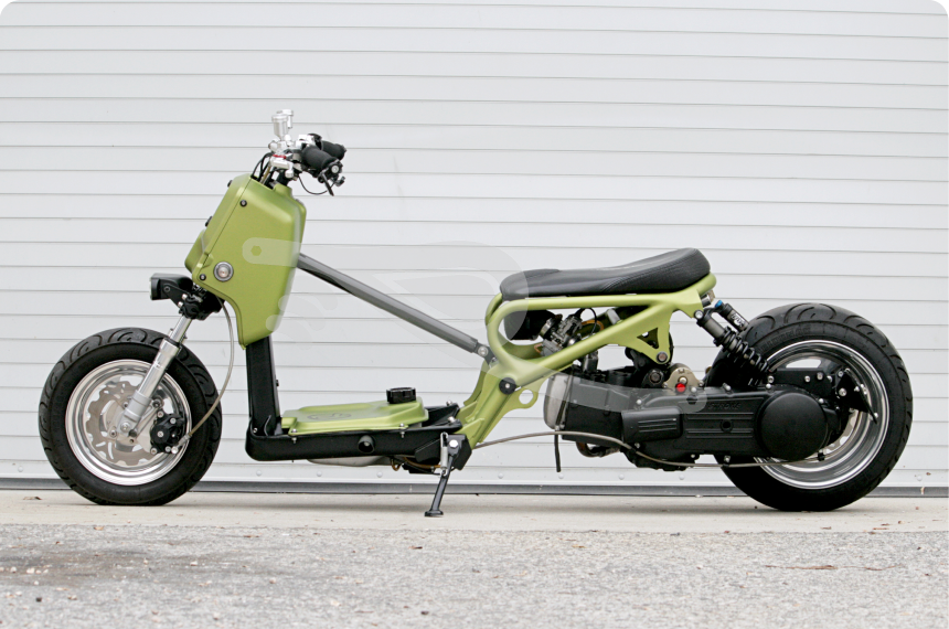 Ripple – Honda Ruckus Custom – Left Side | Bike-urious