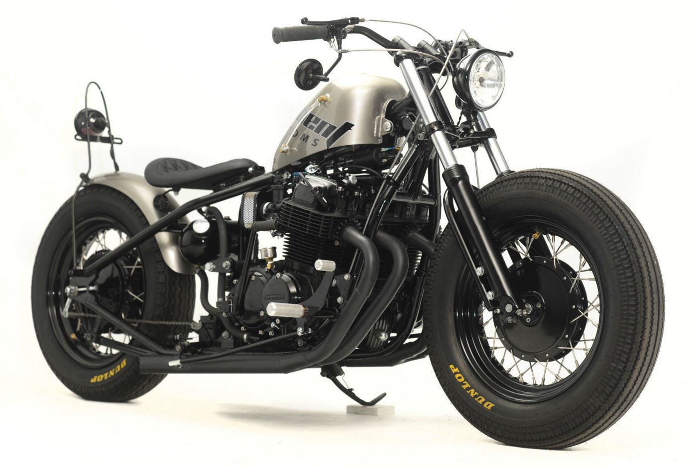 Steel Bent Honda CB750 Chopper – Front Right | Bike-urious