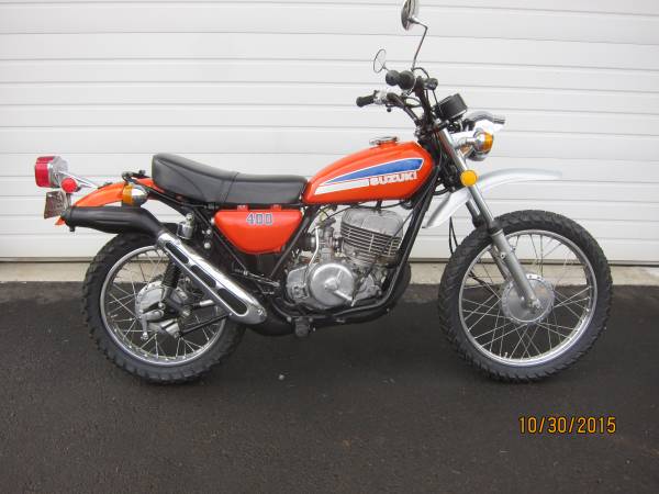 Suzuki TS400 – Right Side | Bike-urious