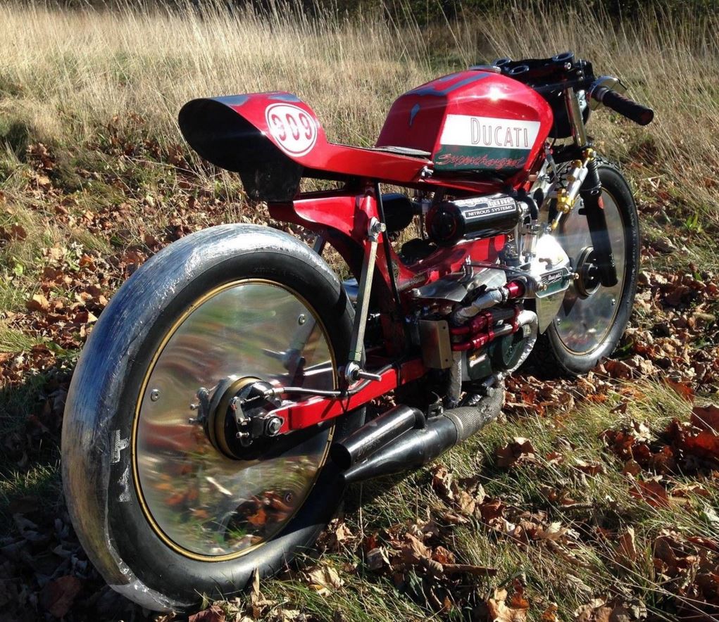 Tomos Ducati Land Speed Moped – Rear Right | Bike-urious