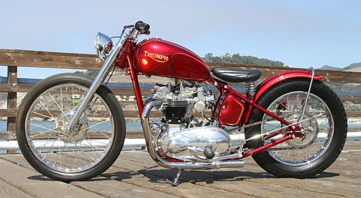 Triumph TR6 Bobber – Left Side | Bike-urious