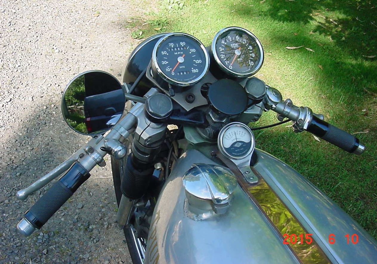 Triumph Trident T150V Cafe Racer – Cockpit | Bike-urious